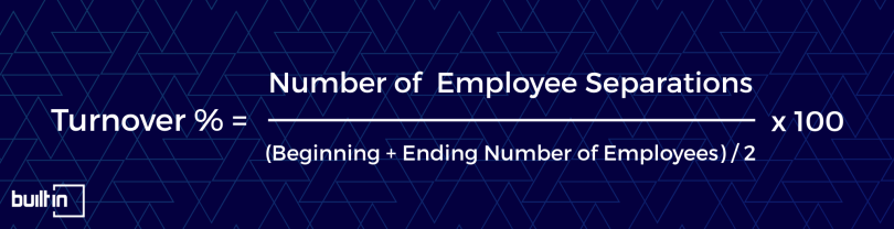 Employee Turnover Rate: Formula, Benchmarks & Types | Built In